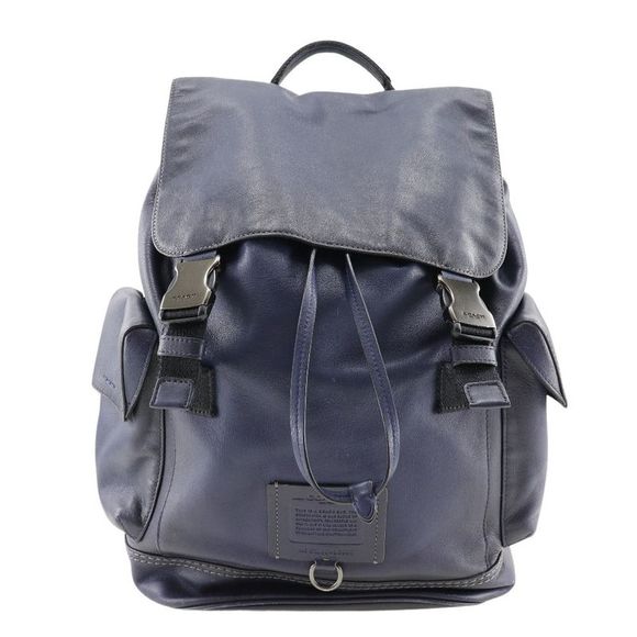 Coach | Bags | Pre Loved Coach Navy Backpack | Poshmark